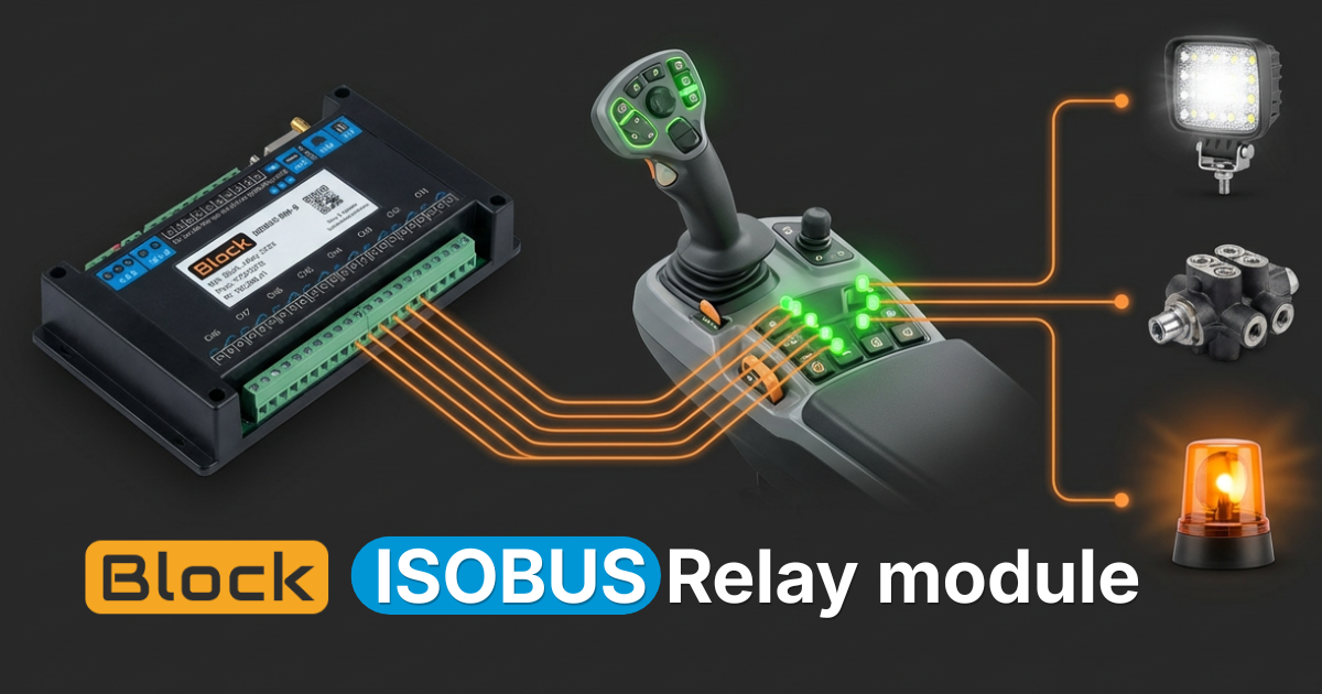 ISOBUS Relay Module — 8 Outputs, Joystick Control | $1,049 Free US ...